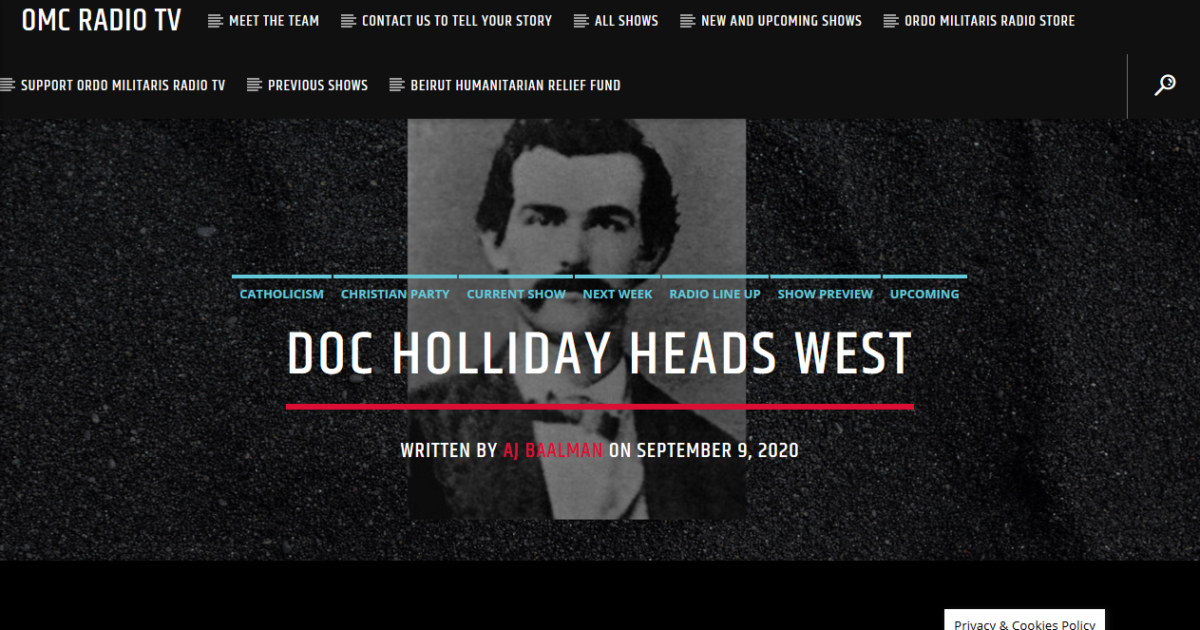 The Life of Doc Holiday: Part III | From Rome