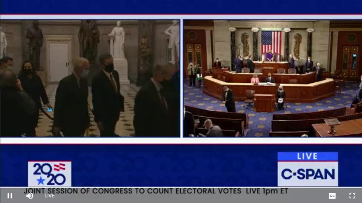 US Electoral Vote Count — Live, Wednesday January 6 | From Rome