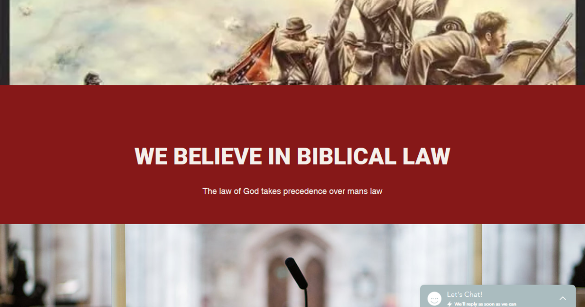 Christian Militia forming in South Carolina | From Rome