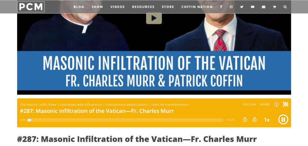 Rev. Charles Murr: Murder in the 33rd Degree, Masonic infiltration of ...