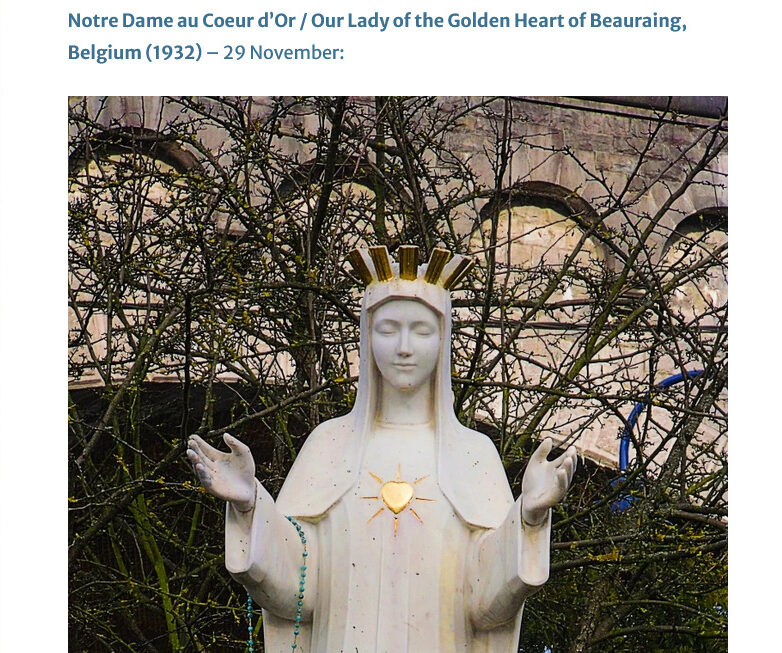 Today is the 90th Anniversary of the apparition of Our Lady at ...
