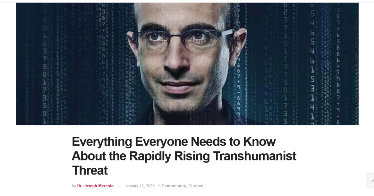 The Need to know info about the Threat of Transhumanism | From Rome