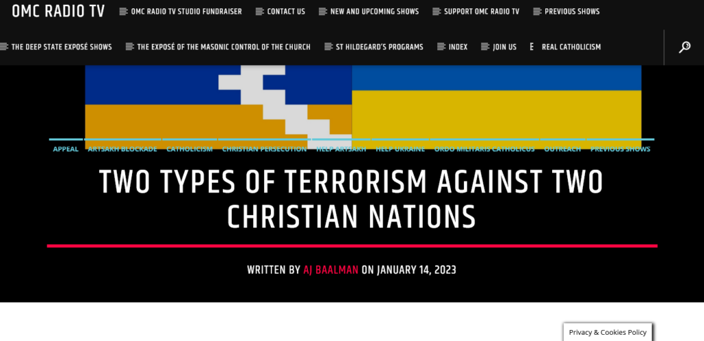 AJ Baalman: Two Types of Terrorism against Christian Nations | From Rome