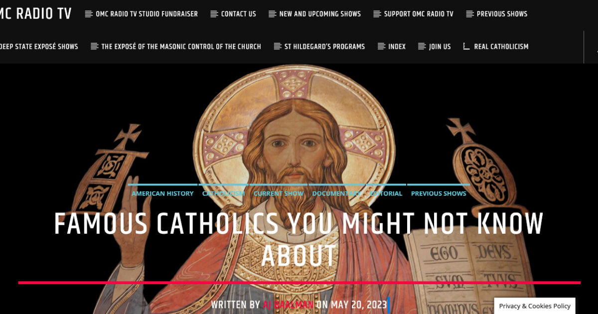 9 Famous Men of the last century who converted to the Catholic Faith ...