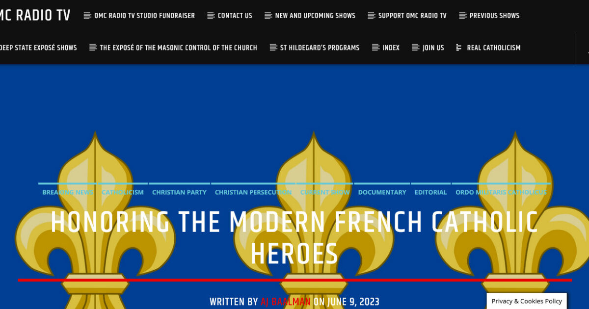 Recent French Catholic Heroes against Terrorism | From Rome