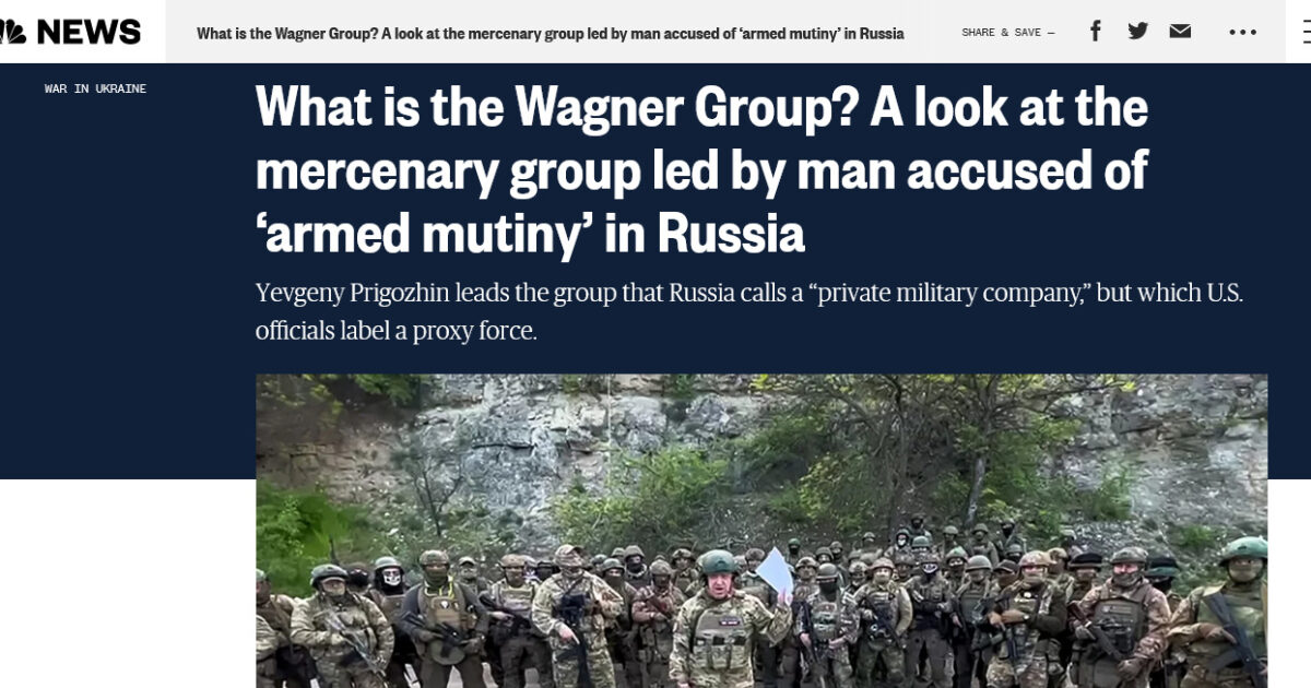 Prigozhin stages Military Coup d’etat in Russia, marches on Moscow ...
