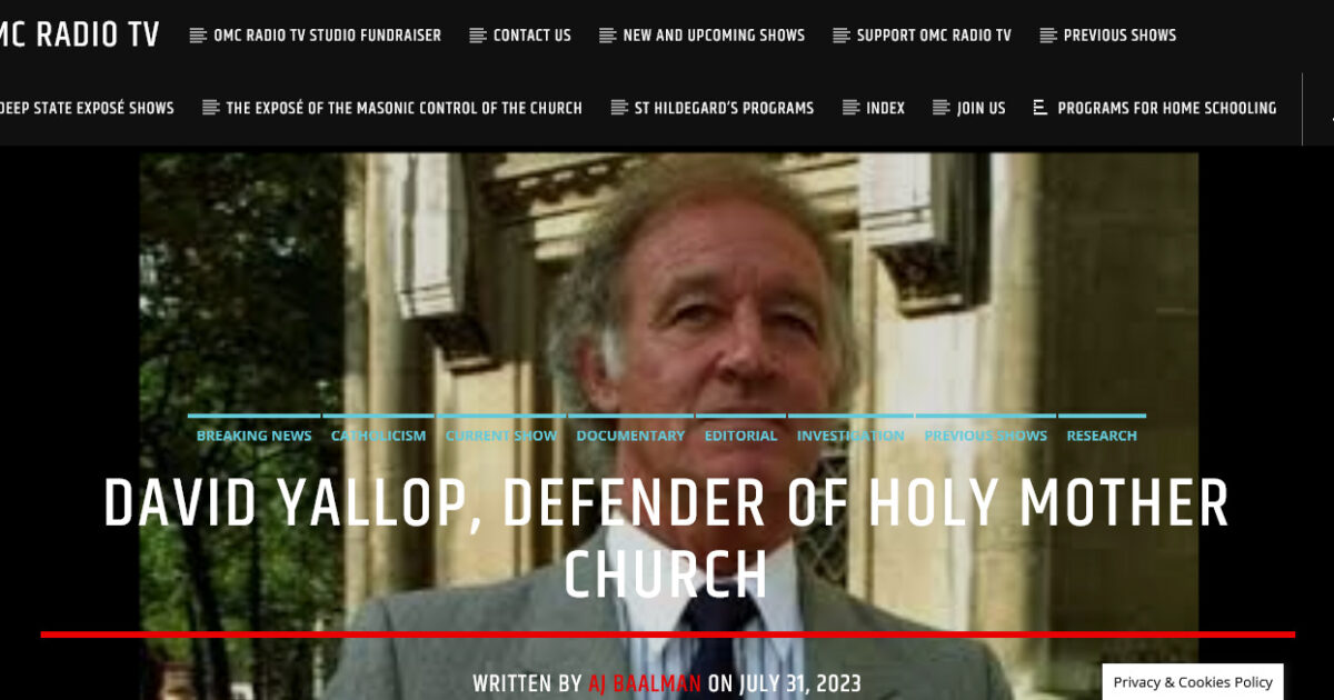 Meet one of the greatest defenders of Holy Mother Church in the last ...
