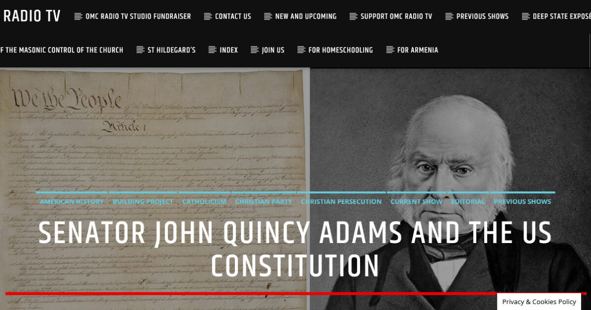 How John Quincy Adams was persecuted in 1804 for upholding US ...