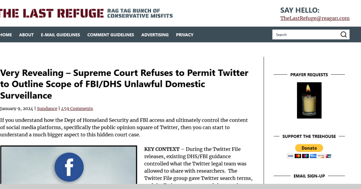 Twitter 2014 Lawsuit against FBI/DOJ reveals how completely DeepState controls Social Media ...