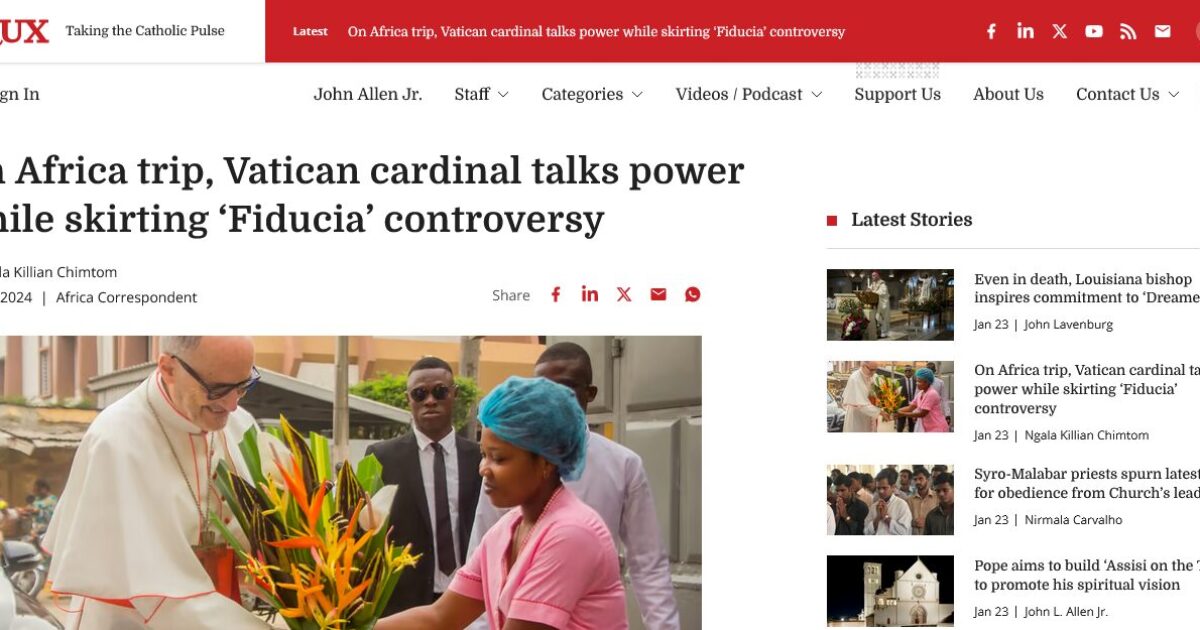 CAMEROON: Pope Francis sends Cardinal to quell rebellion against ...