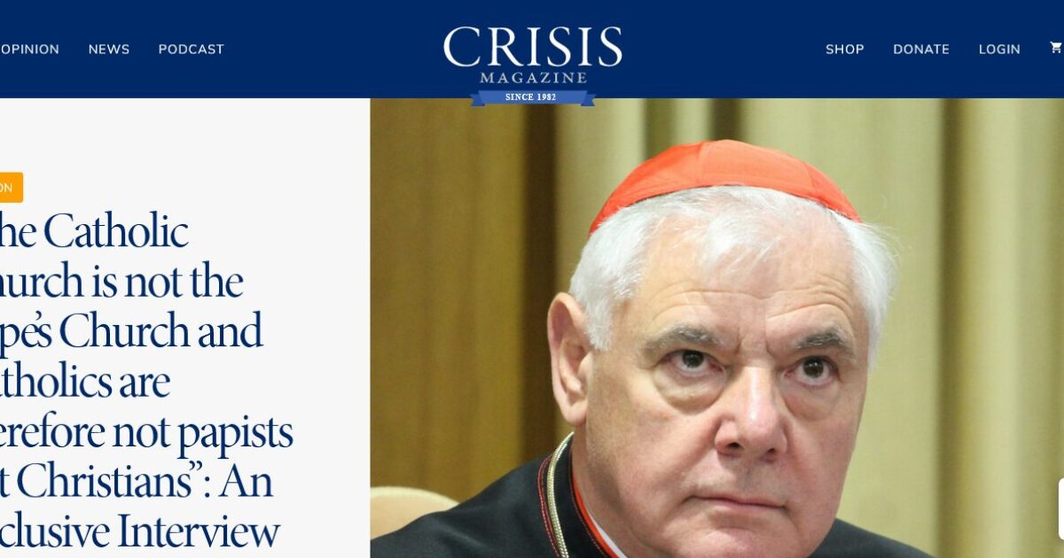 Cardinal Müller: The Catholic Church does not belong to Pope Francis ...