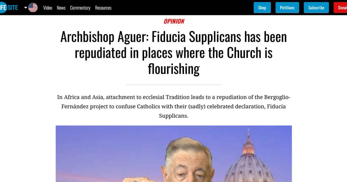 Argentine Bishop Aguer: The pro ‘Fiducia supplicans’ Cardinals think ...