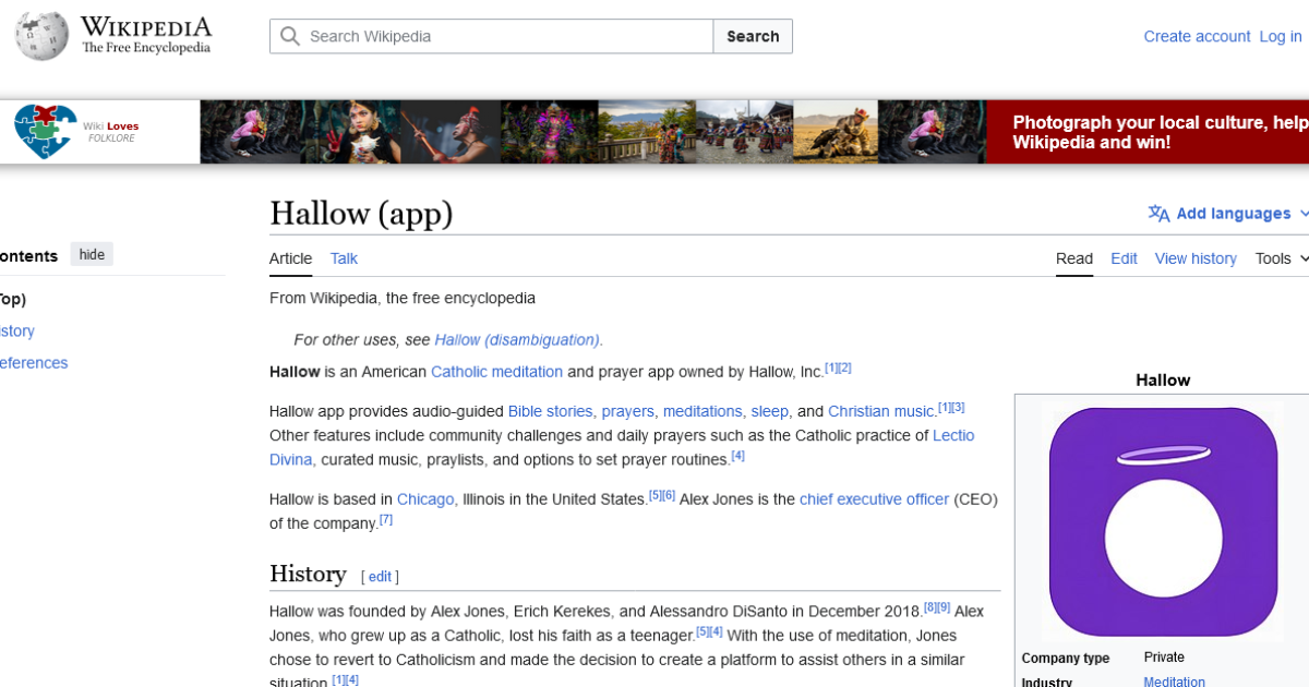 Hallow Prayer App, founded by Alex Jones, backed by Diocese of Detroit ...