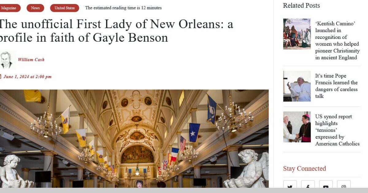Meet Gayle Benson, the $6 Billion Heiress who will take anyone as pope ...