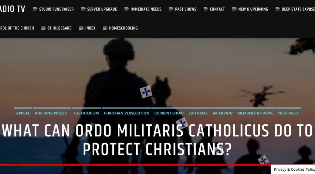 Discerning a Vocation to the Catholic Military Order: Ordo Militaris ...