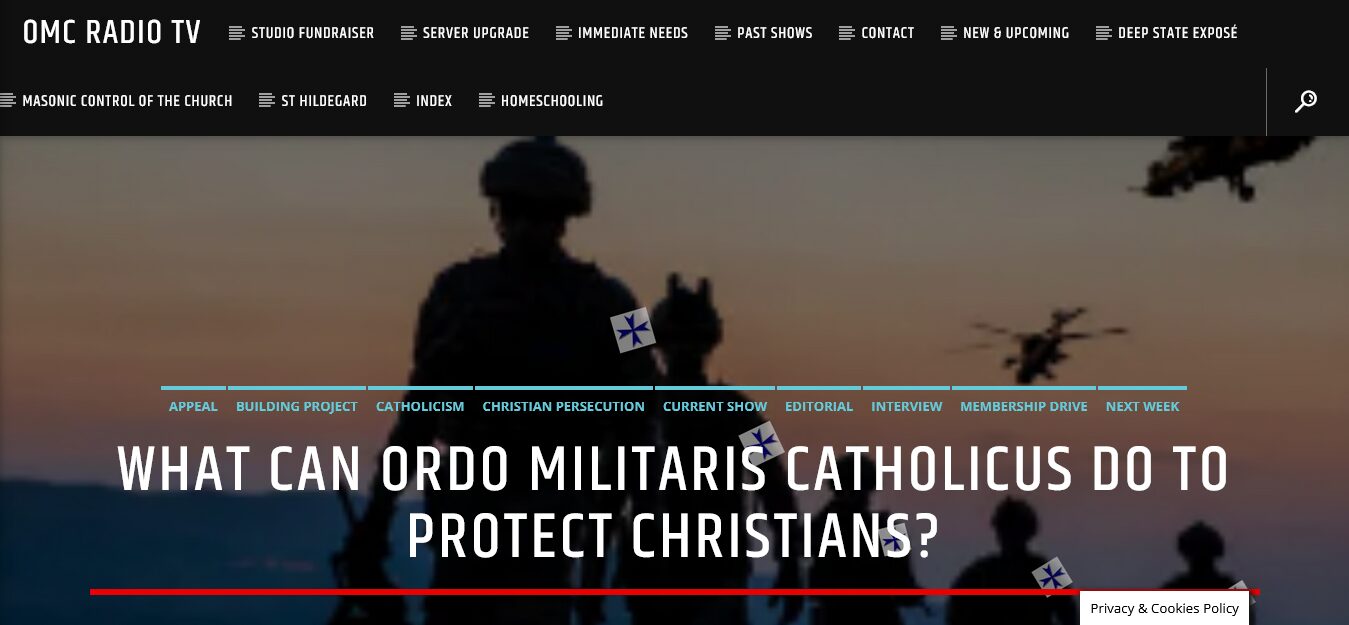 Discerning a Vocation to the Catholic Military Order: Ordo Militaris ...