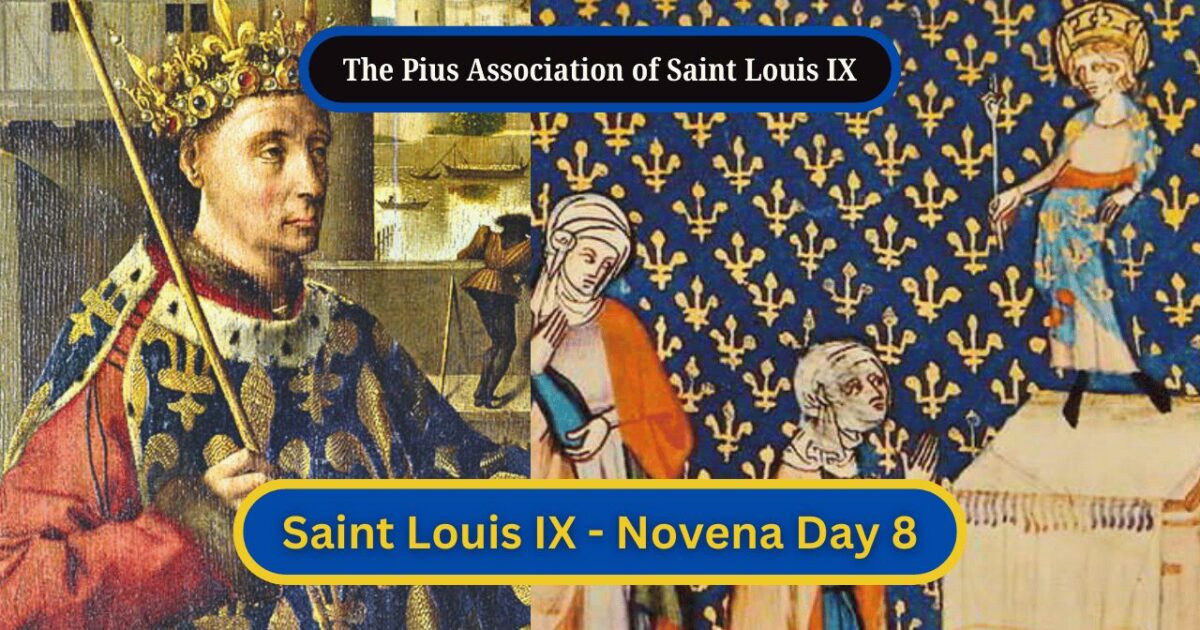 Day 8 of the Novena to Saint Louis IX, the Crusader King (Video) | From ...