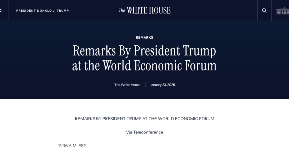 The U.S. Government, via USAID, funded the WEF | From Rome