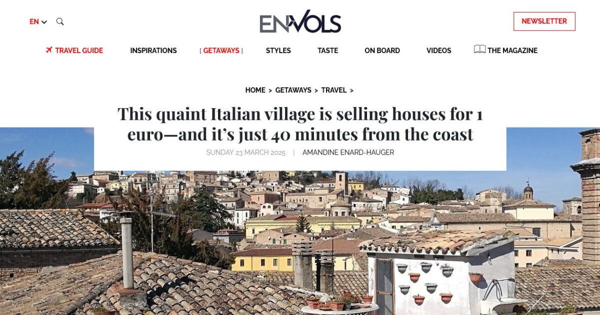 ITALY: The Town of Penne is selling houses for 1 euro each | From Rome