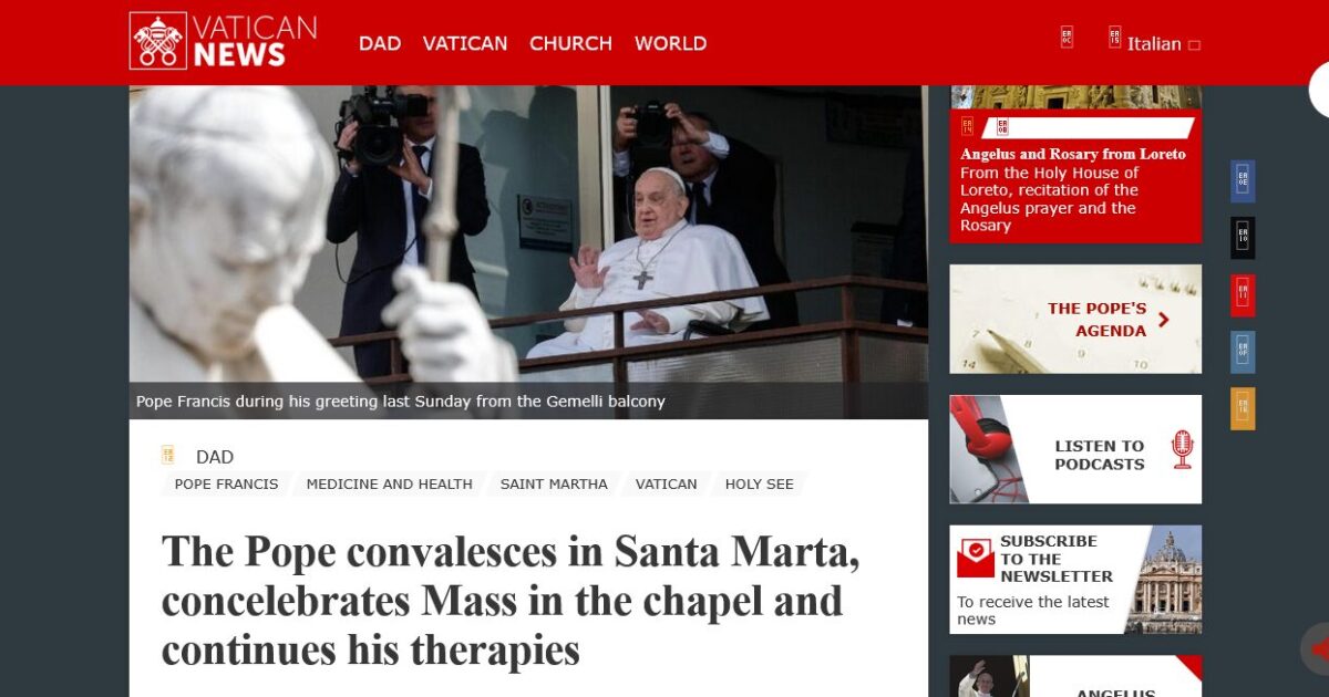 Pope Francis’ condition becomes extremely more delicate, overnight ...