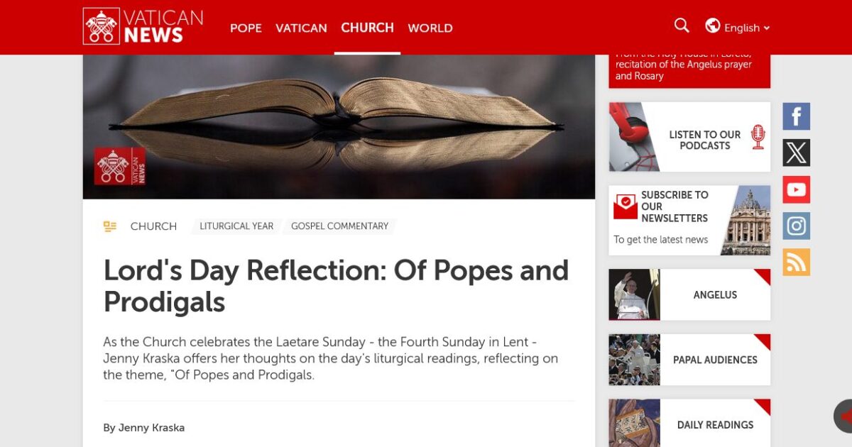 Vatican News is trying to check off all the boxes of the Left | From Rome
