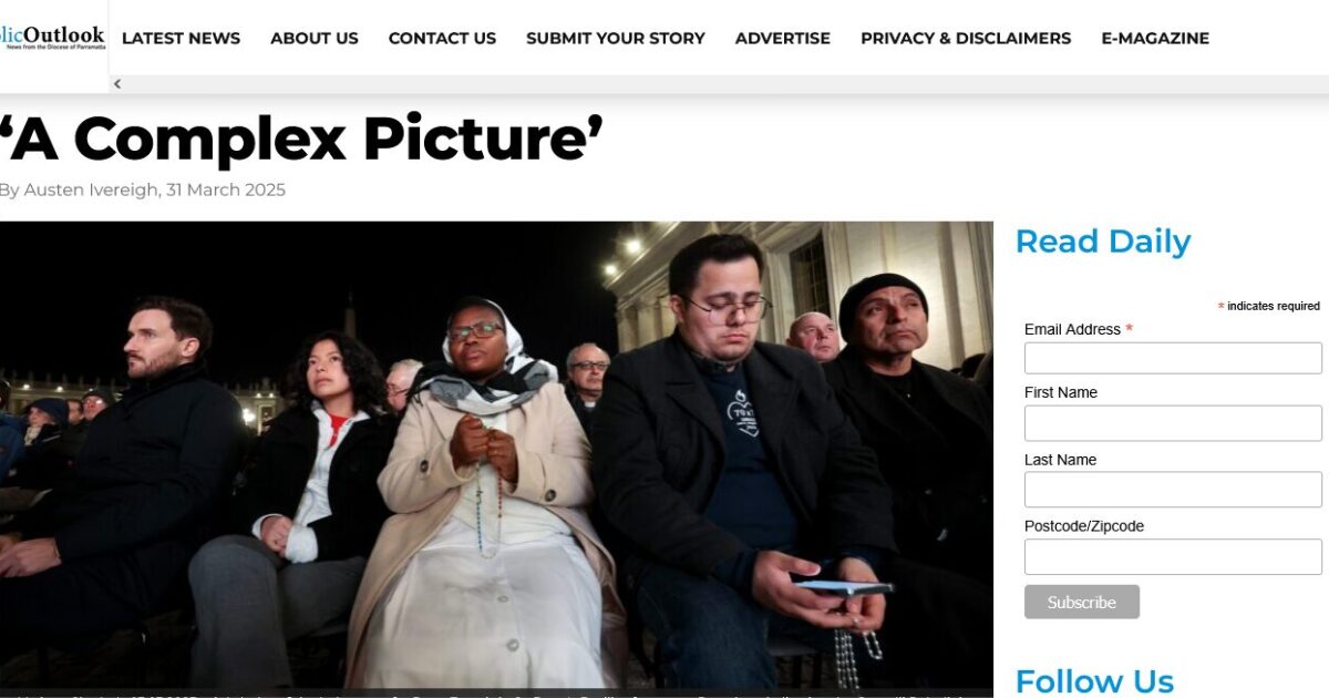 Austen Ivereigh rushes to assure, “There never was an impeded See ...