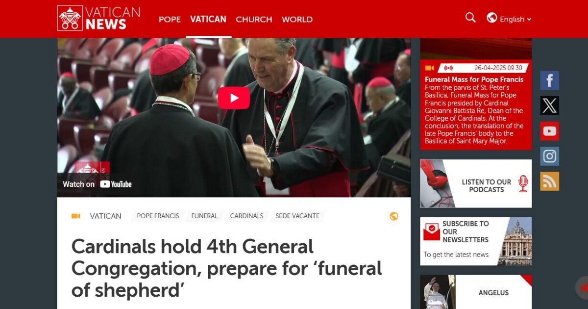 As of Friday, 101 Cardinals still have not arrived at Rome | From Rome