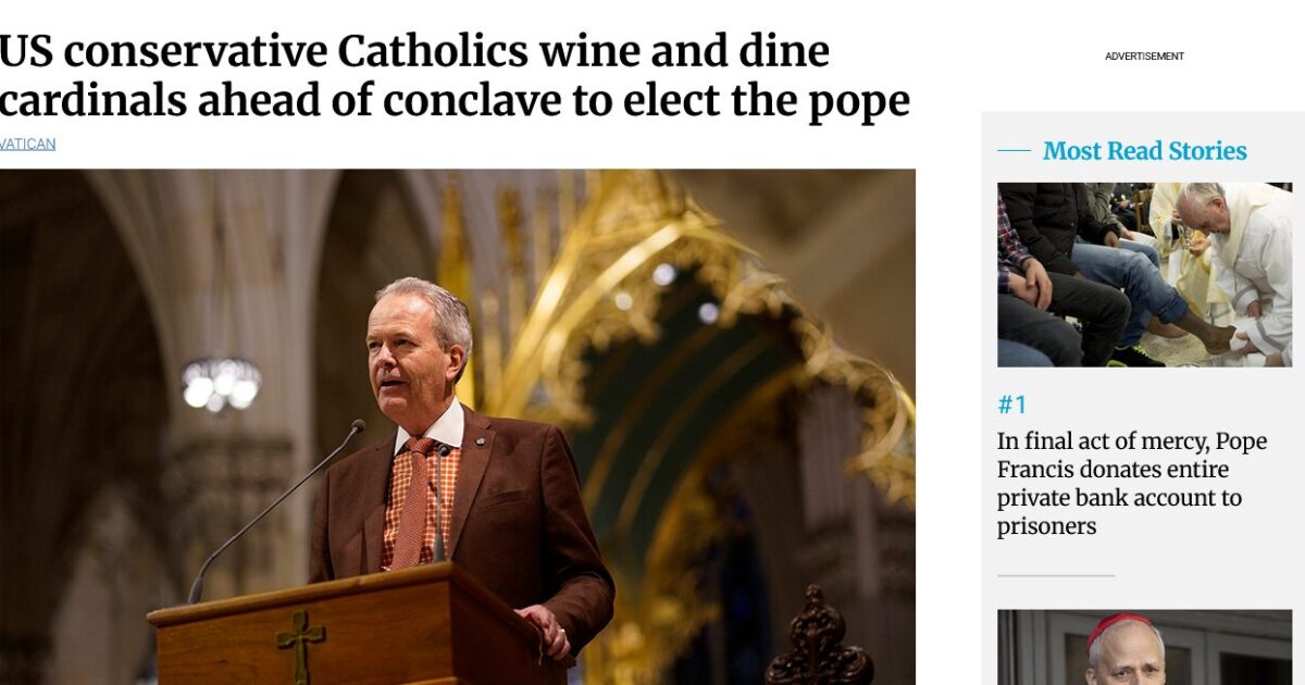 U.S.A. Conservative Catholics at Rome to lobby Cardinals | From Rome