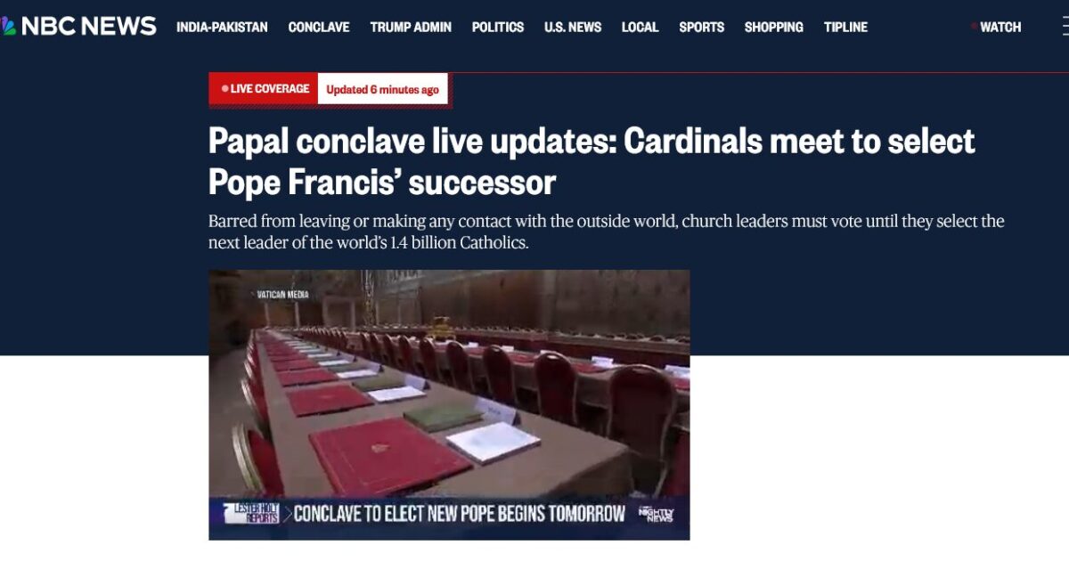 Conclave to begin today at 4 PM Rome Time | From Rome
