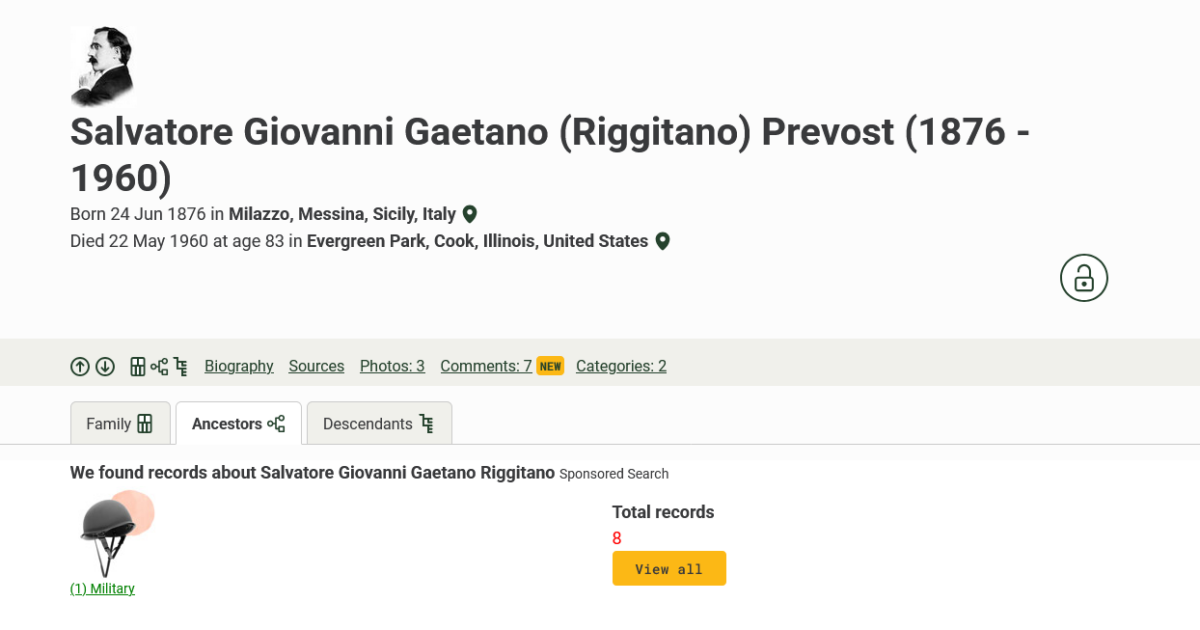 BREAKING: Prevost’s Grandfather, a Sicilian Adulterer using fake ...