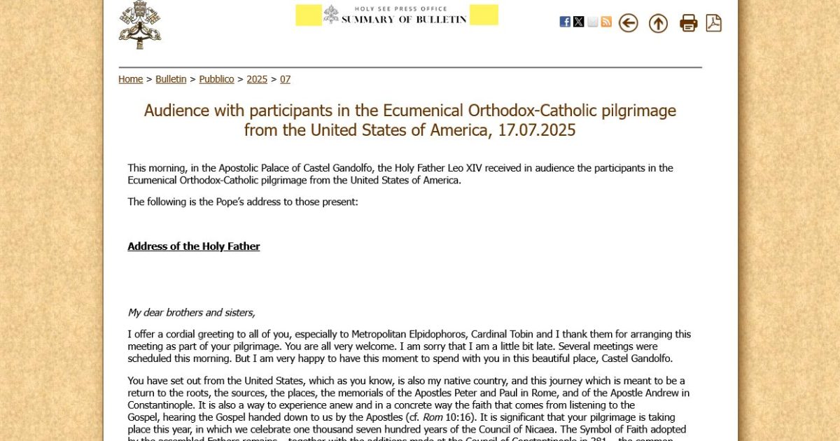 Cardinal Prevost denies the Catholic Dogma of the Primacy of St. Peter ...